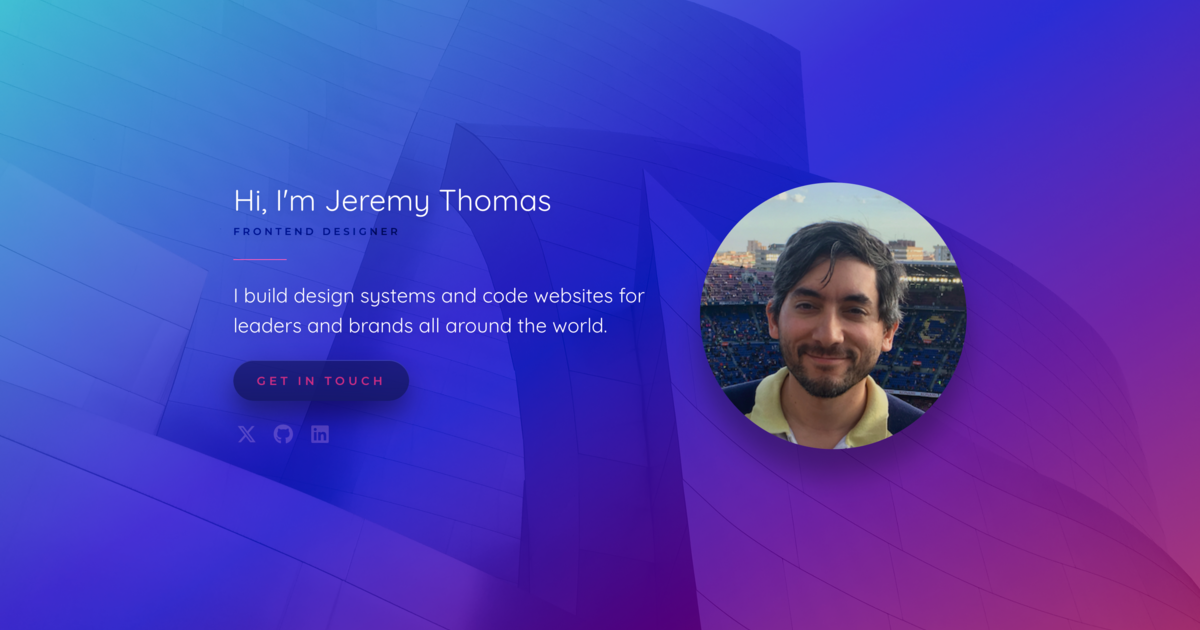 Introverse: a personal introduction page - CSS Masterclass
