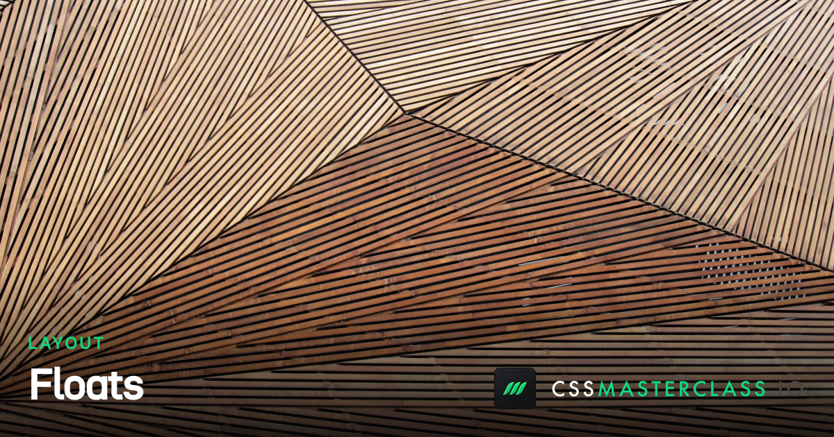 Learn Floats With This Screencast Css Masterclass 
