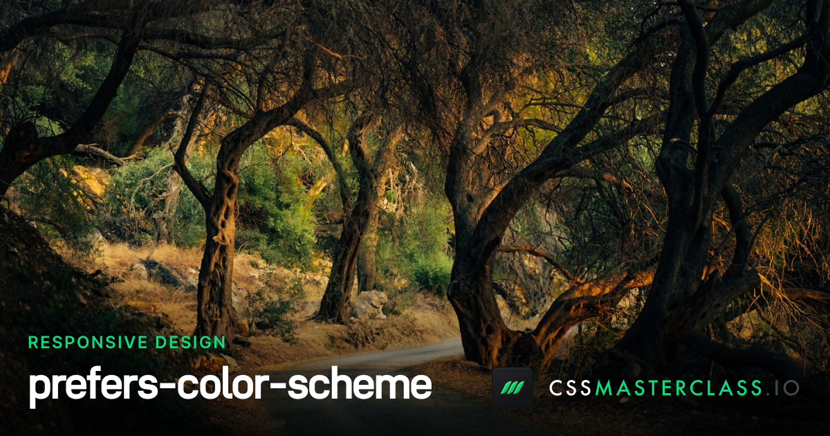 Learn Media Queries: prefers-color-scheme with this Screencast - CSS Masterclass
